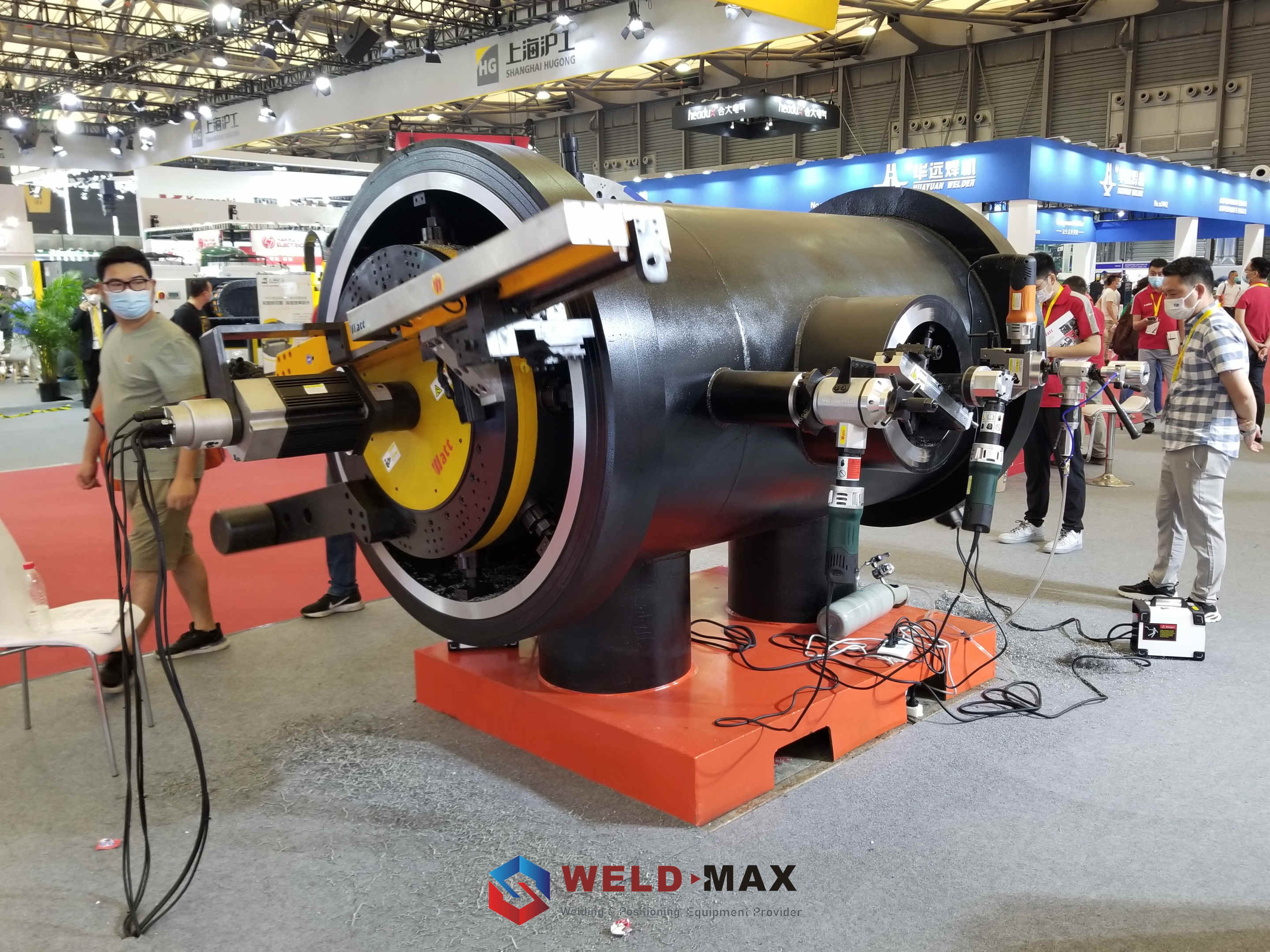 Welding And Positioning Equipment—The Scene Of The Shanghai Essen ...