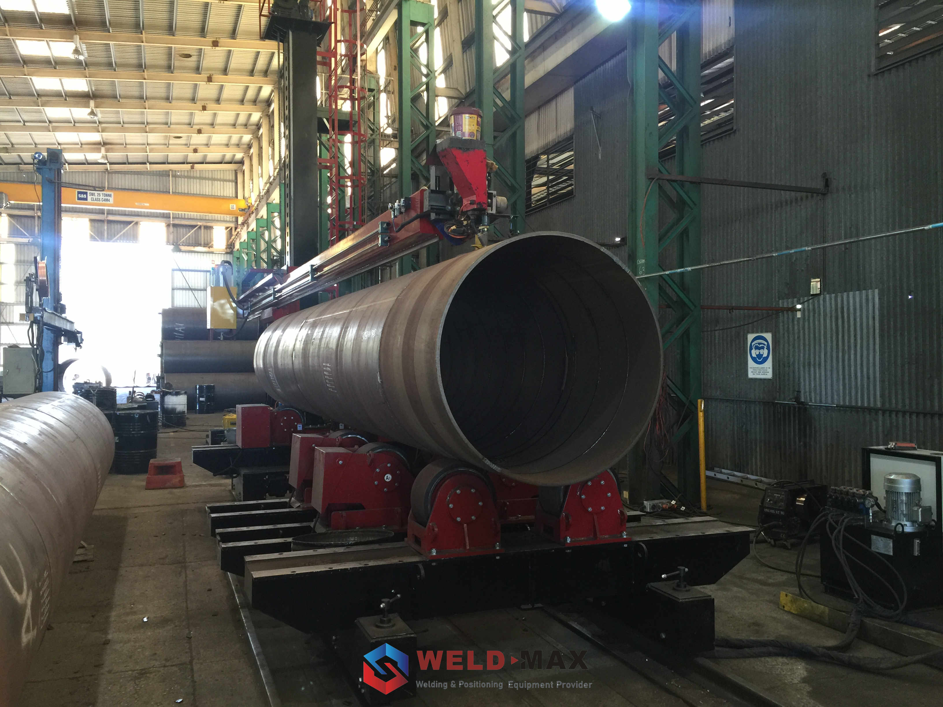 Welding Turning Rolls For Pipe Tank And Vessel - China Wuxi Sanlian ...